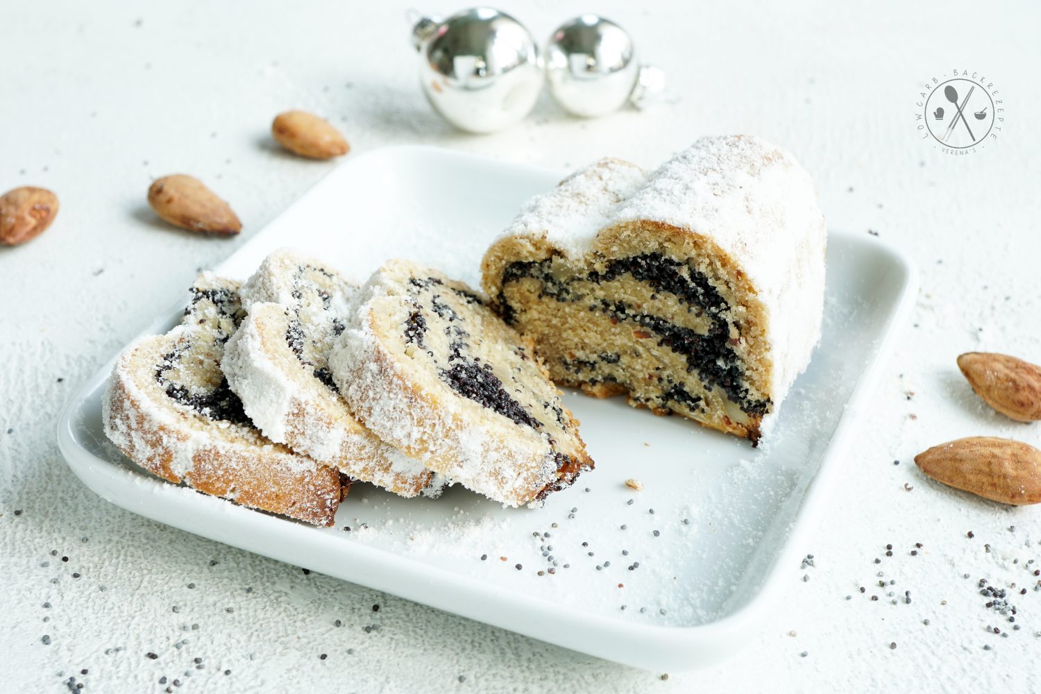 Low Carb Mohnstollen - Vegan & Paleo - Lowcarb-Backrezepte.de