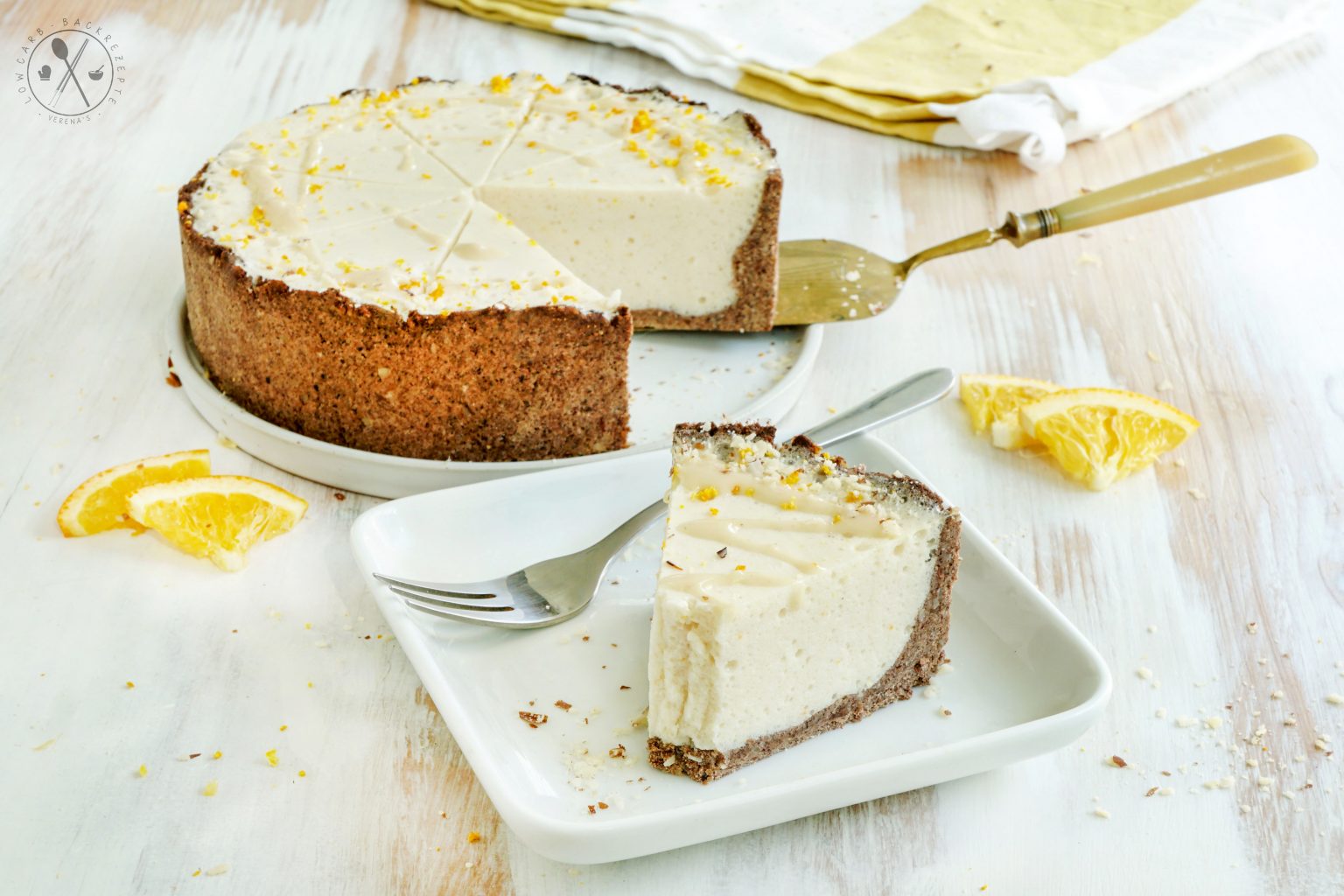 Low Carb Orangenmousse Torte - Paleo & Keto Lowcarb-Backrezepte.de